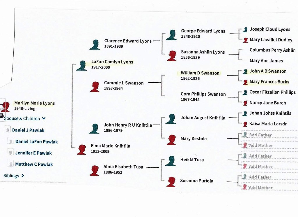 John A B Swanson and Mary Frances Burks: 2nd Great-Grandparents – The ...