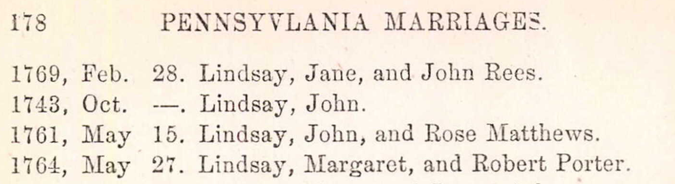 Women Ancestors and Sad Stories: Porter, Ewing and Margaret Lindsay ...